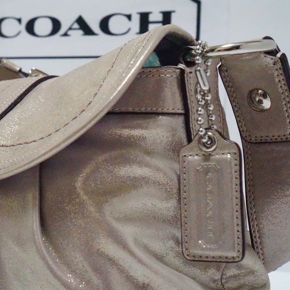 Coach | Bags | Coach A1559f1524 Pleated Leather Shoulder Bag | Poshmark